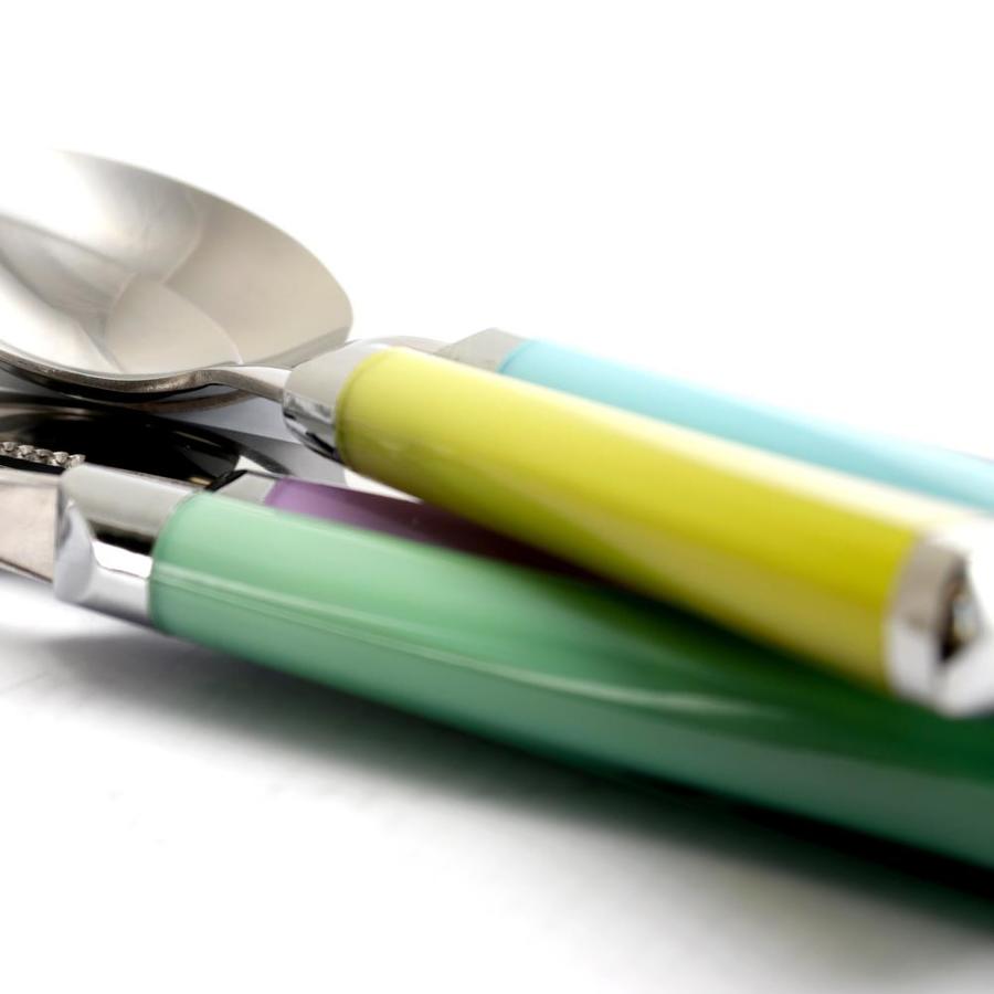 Gibson Home Pastel Extravaganza 20-Piece Polished Modern Flatware in ...