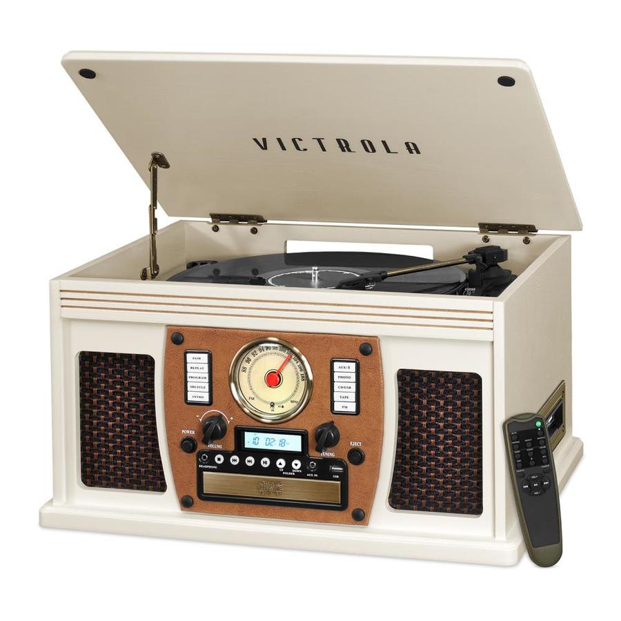 Victrola White Turntable (Record Player) in the Turntables ...