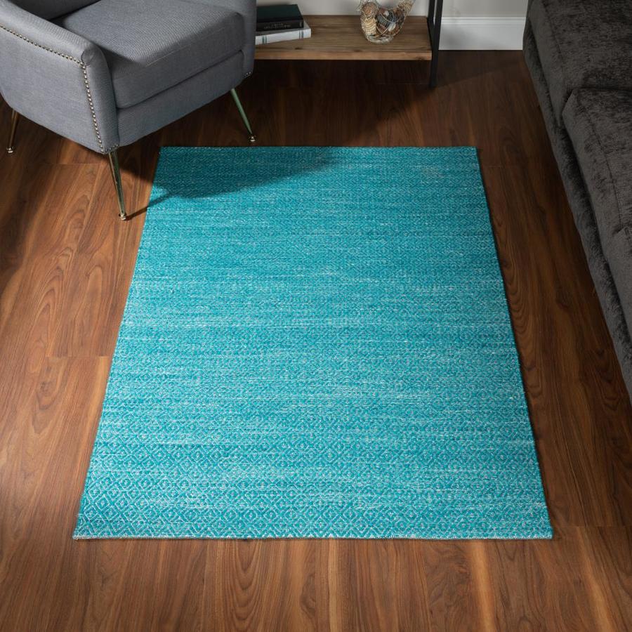 Addison Rugs Prism 4 x 6 Peacock Indoor Geometric Bohemian/Eclectic ...