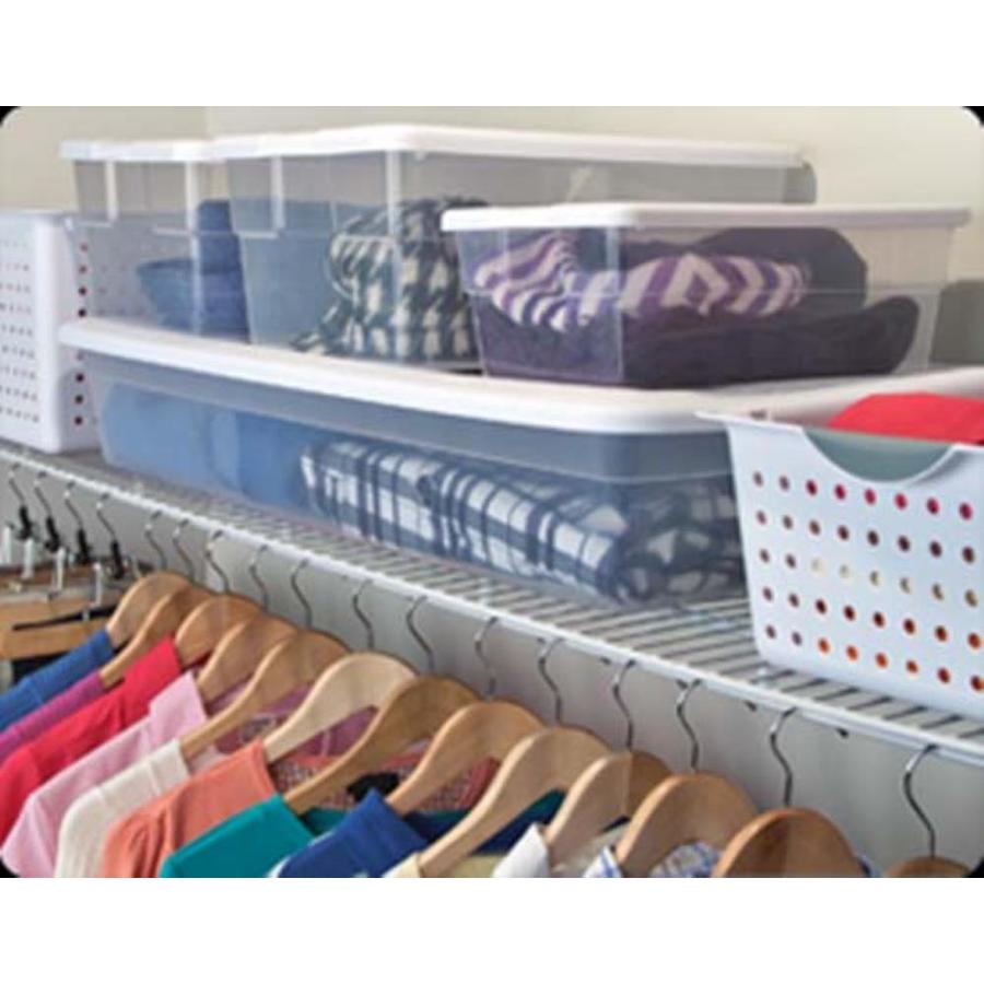 Sterilite Corporation 6-Pack Sterilite 10.25-Gallon (41-Quart) Clear ...