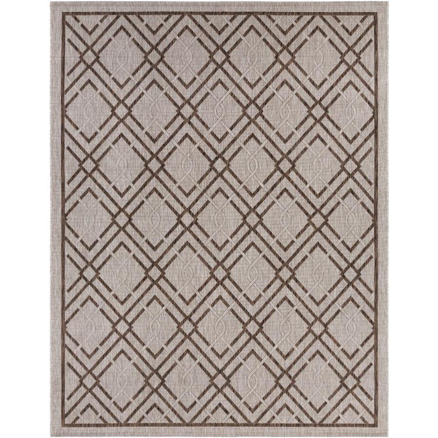 Surya Eagean 4 x 6 Dark Brown Indoor/Outdoor Ikat Mid-Century Modern ...