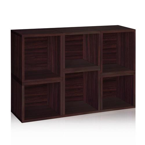 Way Basics 6 Compartment Stackable Recycled Paperboard Cube in the ...