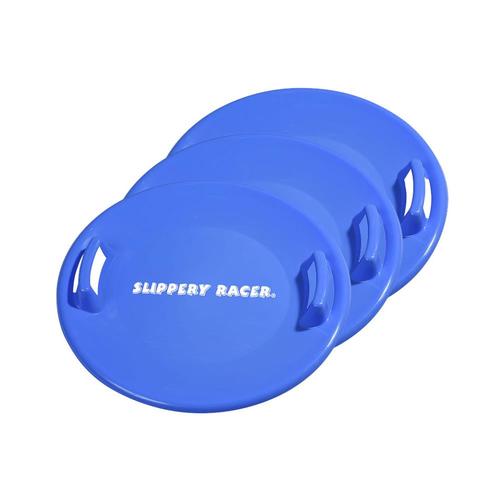 Slippery Racer Downhill Pro Saucer Disc Sled-3 PACK- Blue at Lowes.com