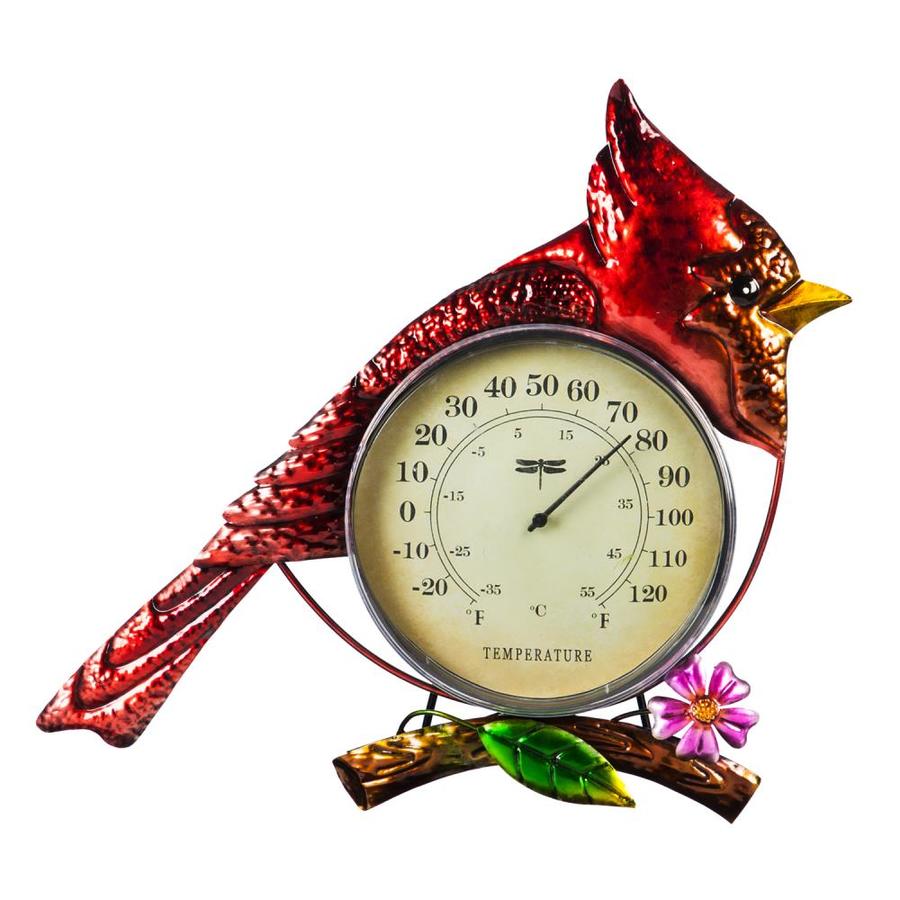 Evergreen Cardinal Wall Thermometer at Lowes.com