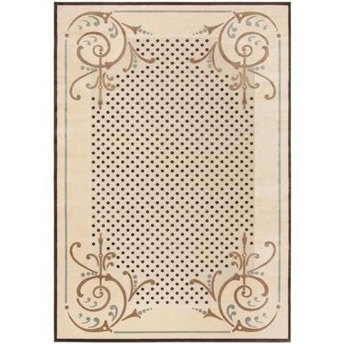 Martha Stewart Scrollwork 8 x 11 Creme Indoor Border Farmhouse/Cottage ...