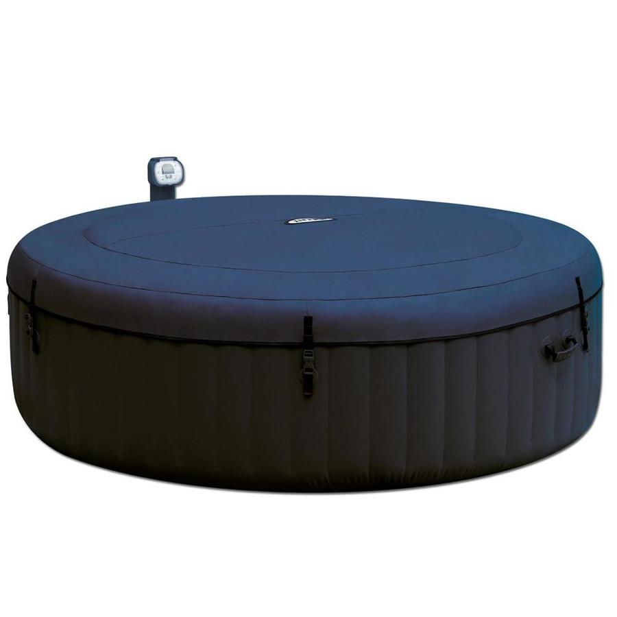 Intex Blowup Hot Tub + Headrest + Cup Holder/Tray + Seat + 2 Filter ...