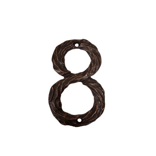 Buck Snort Lodge Products Log House Number Eight Oil Rubbed Bronze in ...
