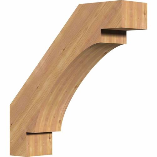 Ekena Millwork Wood Braces 5-1/2-in x 22-in x 22-in Western Red Cedar ...