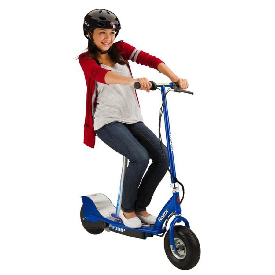 Razor E300S Rechargeable Cushioned Seat Electric Motorized Scooter (2 ...