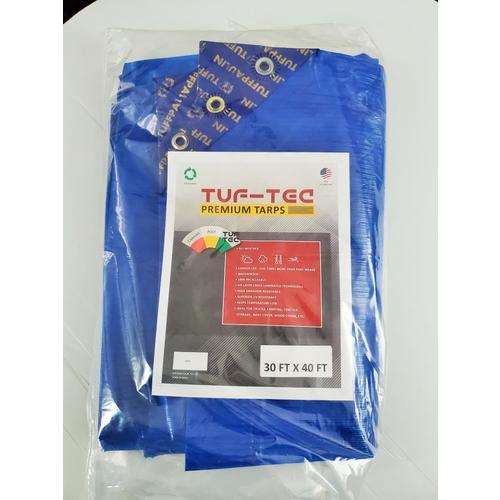 Tuf-Tec Premium 30-ft x 40-ft Commercial Plastic Tarp in the Tarps ...