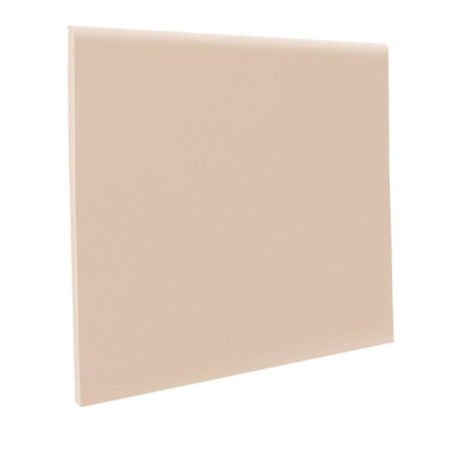 FLEXCO 1-Pack 6-in W x120-ft L Corn Silk Rubber Wall Base at Lowes.com