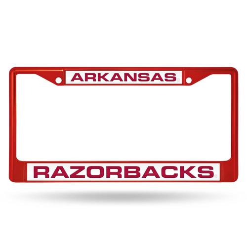 Rico Industries Arkansas Razorbacks License Plate Frame in the Exterior ...