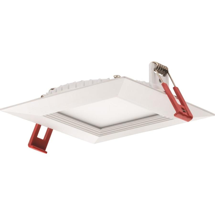 Lithonia Lighting Wafer Integrated LED 6-in 65-Watt Equivalent Matte ...