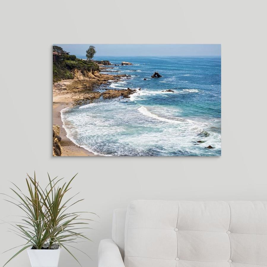 GreatBigCanvas GreatBigCanvas Frameless 20-in H x 30-in W Abstract ...