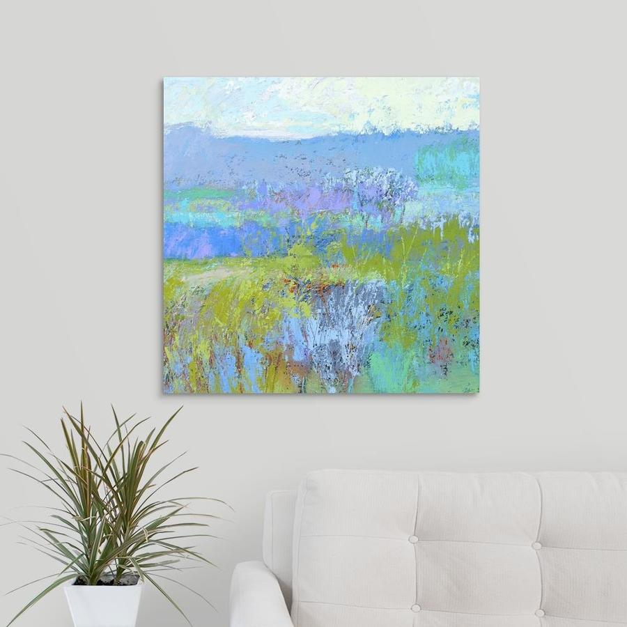 GreatBigCanvas GreatBigCanvas Frameless 24-in H x 24-in W Abstract ...