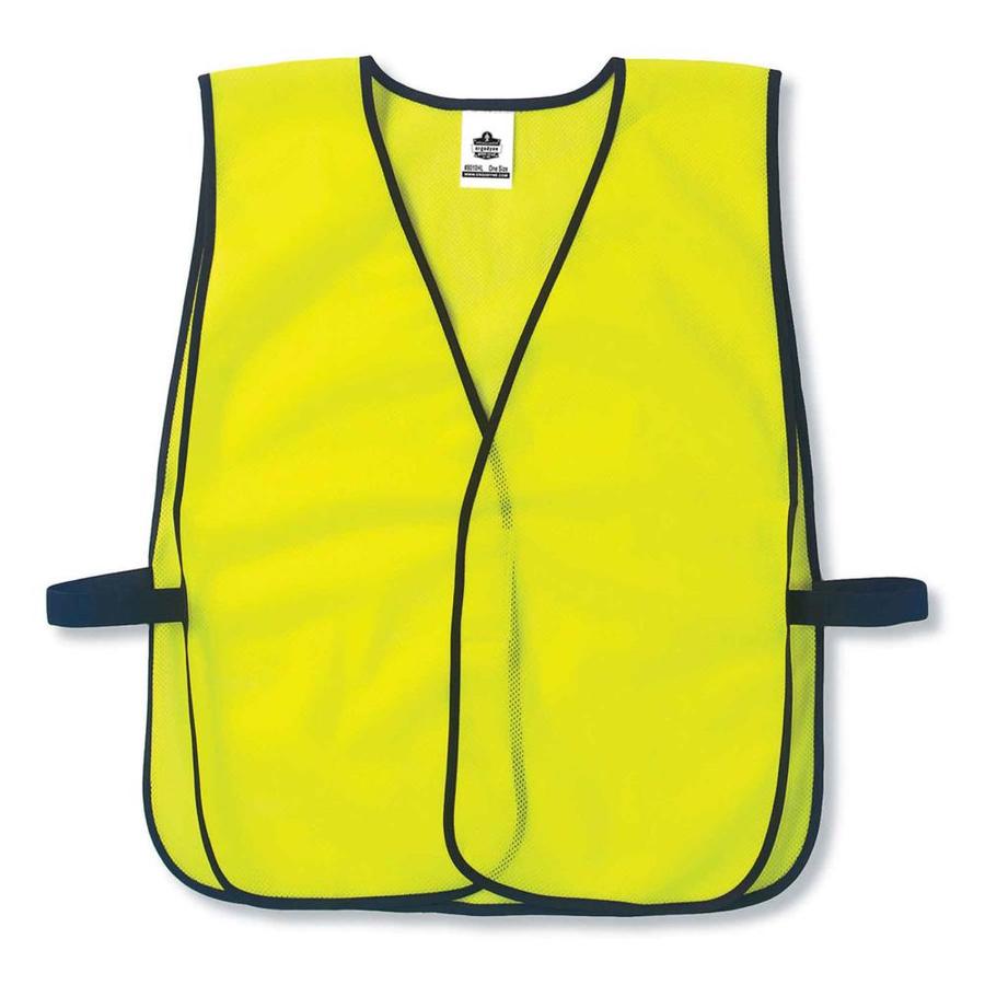 GloWear Adjustable Green Polyester Safety Vest in the Safety Vests ...