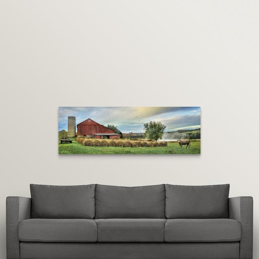 GreatBigCanvas GreatBigCanvas Frameless 20-in H x 60-in W Abstract ...