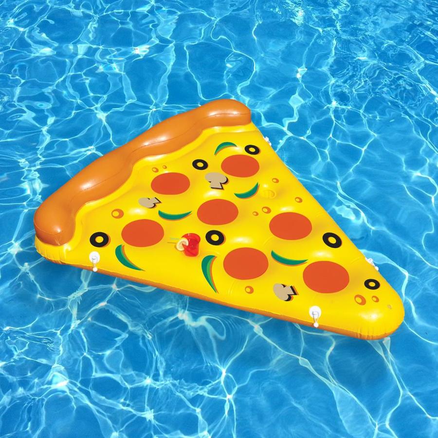 Swimline Inflatable Pizza Raft and Swimline Beer Mug Float Raft for ...