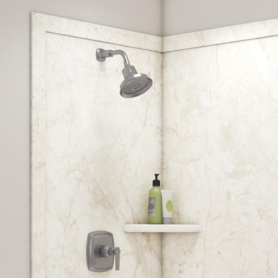 FlexStone Elegance 2 Botticino Cream Panel Kit Shower Wall Surround (48 ...