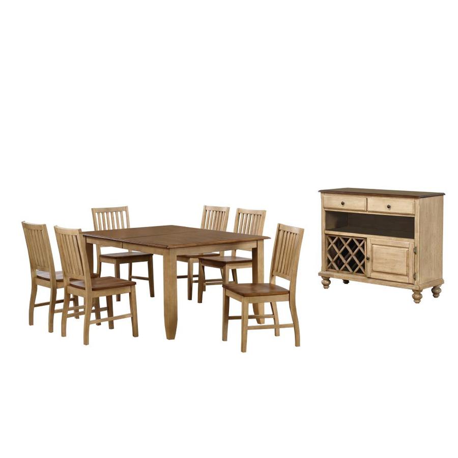 Sunset Trading Sunset Trading 8 Piece Brook Extendable Table Dining Set ...