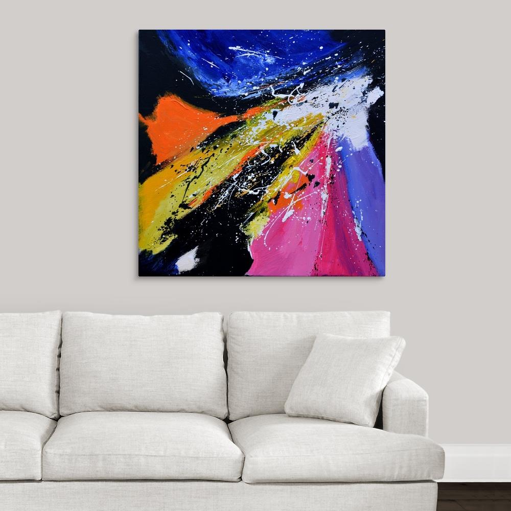 GreatBigCanvas GreatBigCanvas Frameless 36-in H x 36-in W Abstract ...