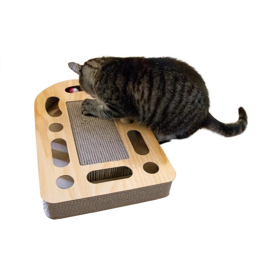 FurHaven 2.44-in x 12-in x 19.97-in Cardboard Mat Scratcher with Catnip ...