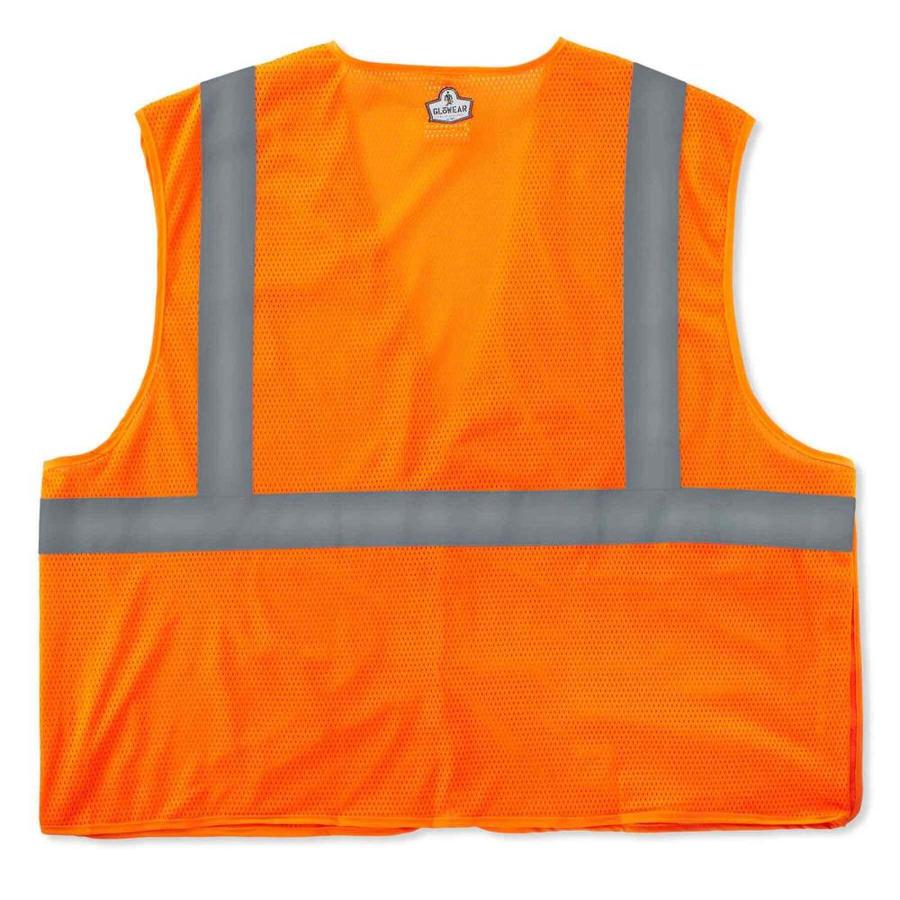 GloWear Extra Small Orange Polyester High Visibility (ANSI Compliant ...