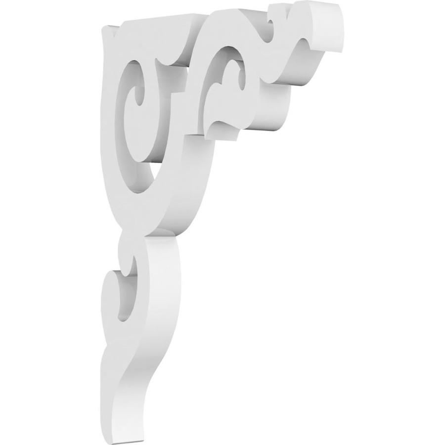 Ekena Millwork Rotherham 4-in PVC Wall Bracket in the Exterior Brackets ...