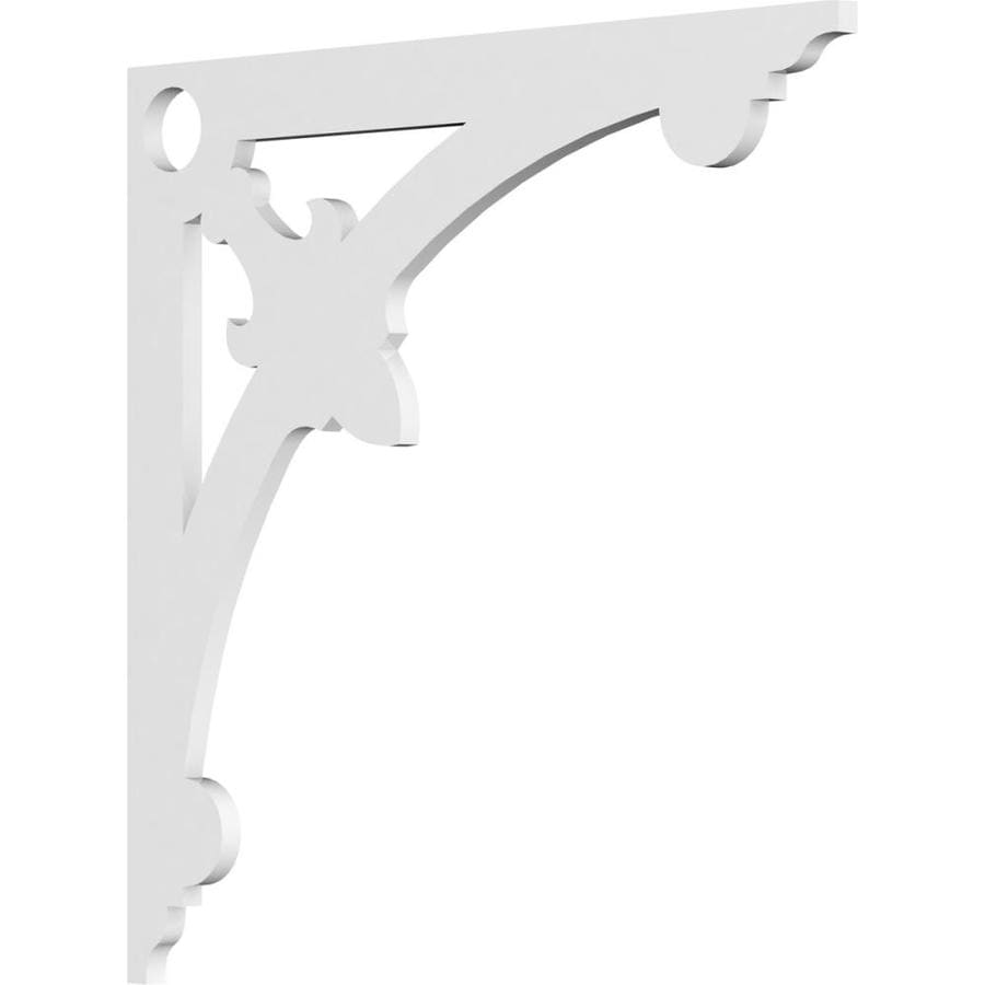 Ekena Millwork Sellek 22-in PVC Wall Bracket in the Exterior Brackets ...