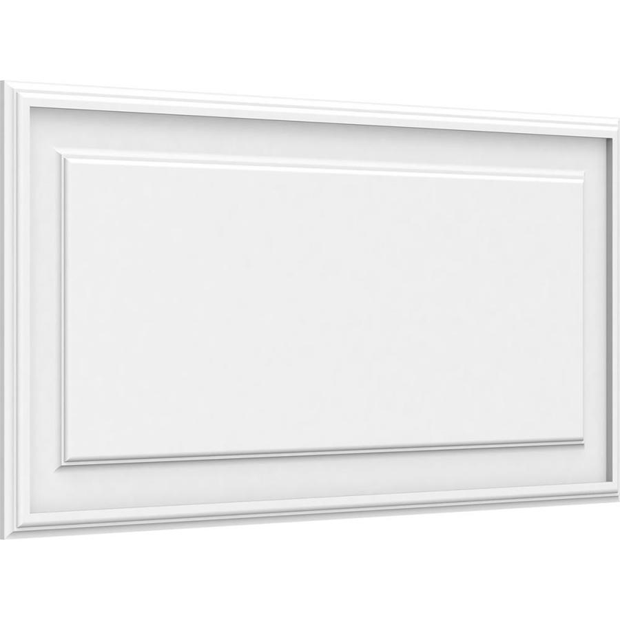 Ekena Millwork Legacy 38-in x 18-in Smooth Off-White Wall Panel in the ...