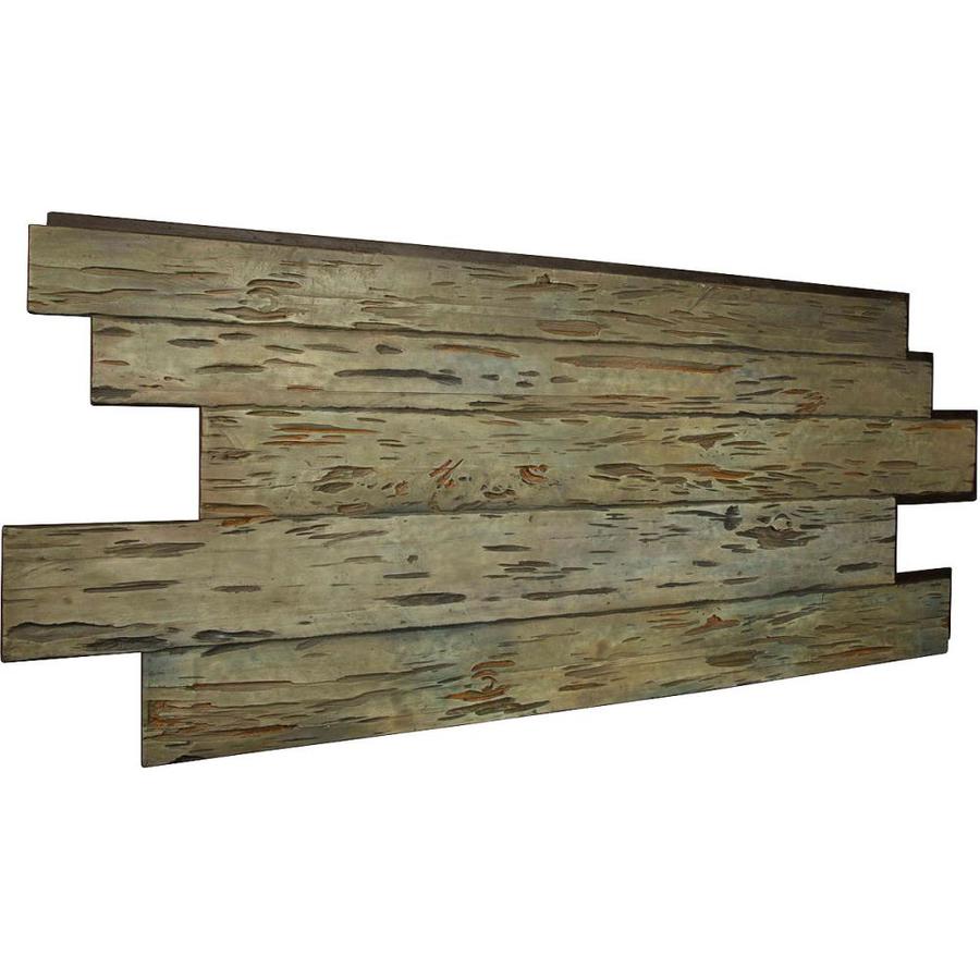 Ekena Millwork Faux Stone Siding 25.86-sq ft Weathered Blue Faux Stone ...