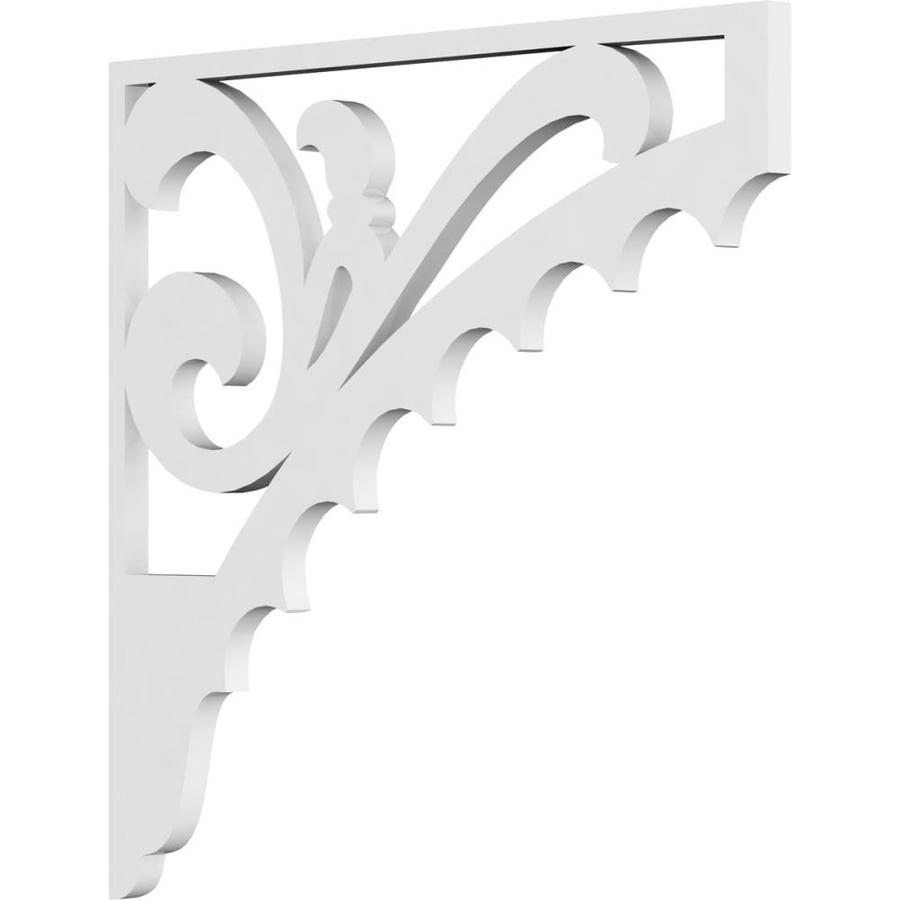 Ekena Millwork Genova 16-in PVC Wall Bracket in the Exterior Brackets ...