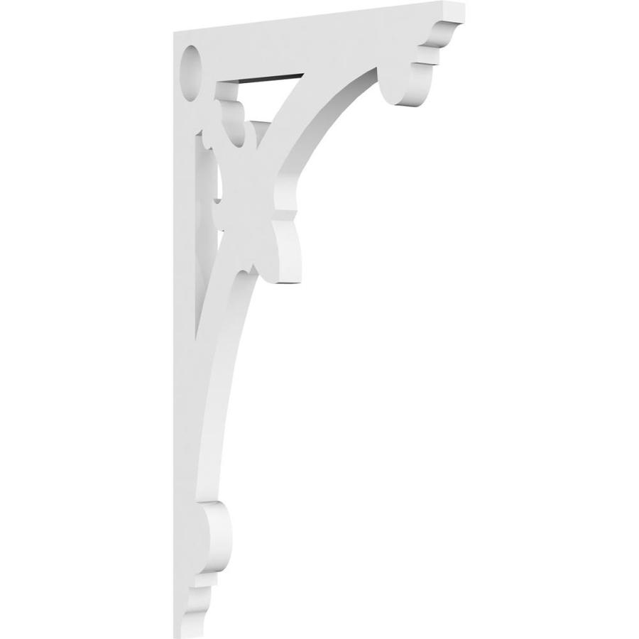 Ekena Millwork Sellek 7-in PVC Wall Bracket in the Angles, Brackets ...