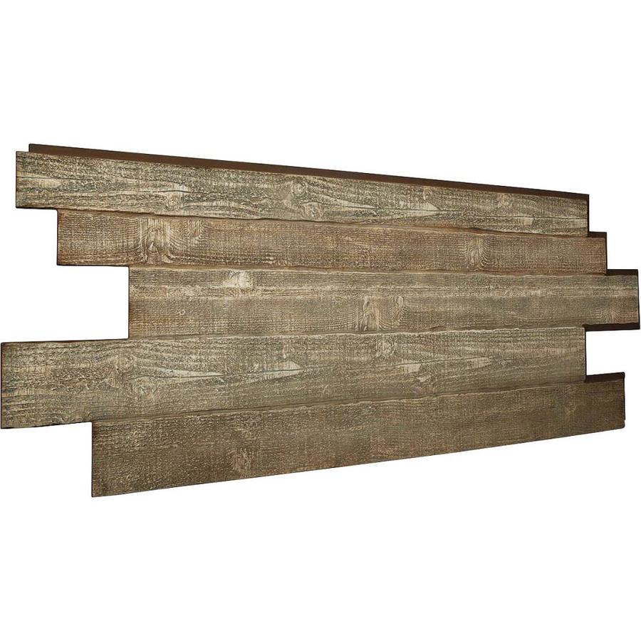Ekena Millwork Rough Sawn Endurathane Faux Wood Siding Panel 25.86-sq ...