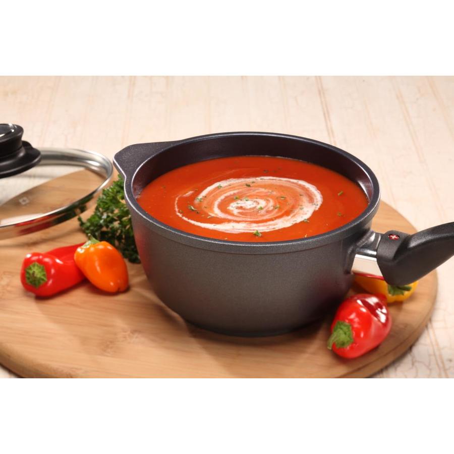 Swiss Diamond 2-Piece HD Classic 6.25-in Aluminum Cooking Pan with Lid ...