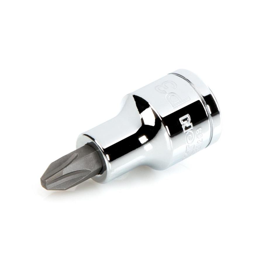 TEKTON 1/2 -in Drive x #3 Phillips Bit Socket SHB21203 in the Driver ...