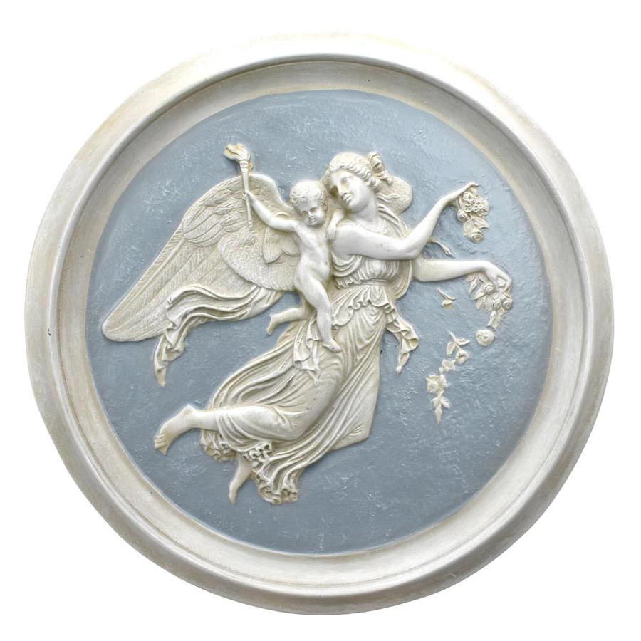 Design Toscano 12-in H x 12-in W Angels Resin Wall Sculpture in the ...