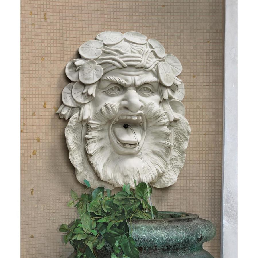 Design Toscano 16.5-in H x 13.5-in W Greenmen Resin Wall Sculpture in ...