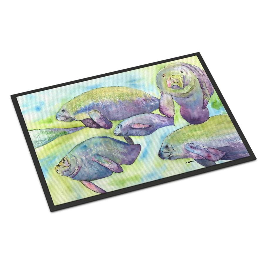 Caroline's Treasures 2-ft x 3-ft Rectangular Indoor/Outdoor Door Mat in ...