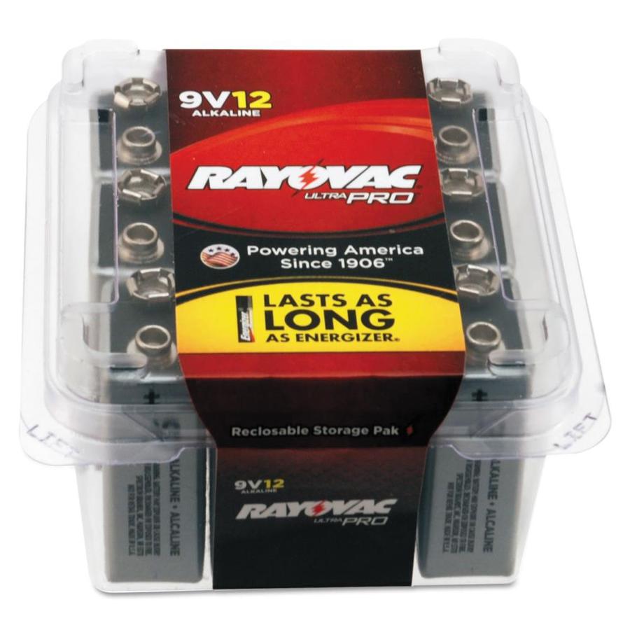 Rayovac Ultra Pro Alkaline 9-Volt Batteries (12-Pack) in the 9-Volt ...