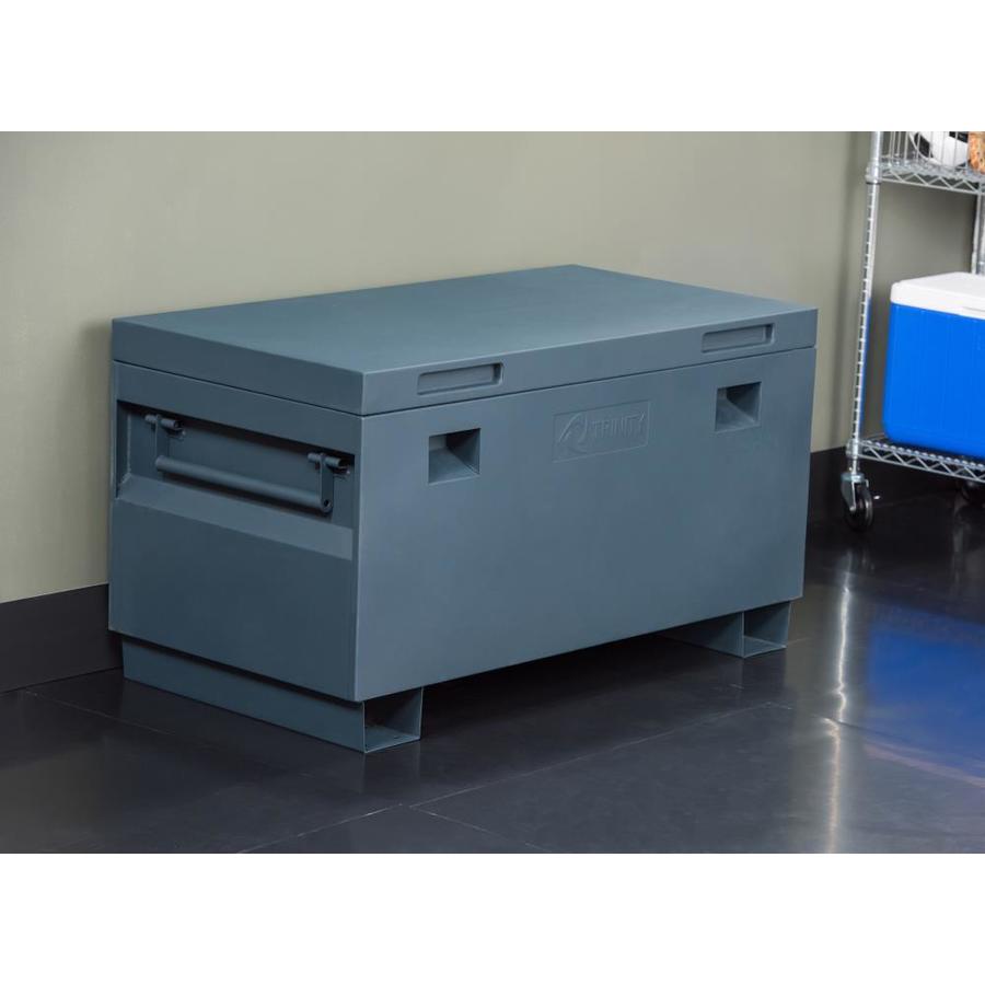 TRINITY 45-in Job Site Box in Matte Rust-Resistant Powder Coated Finish ...