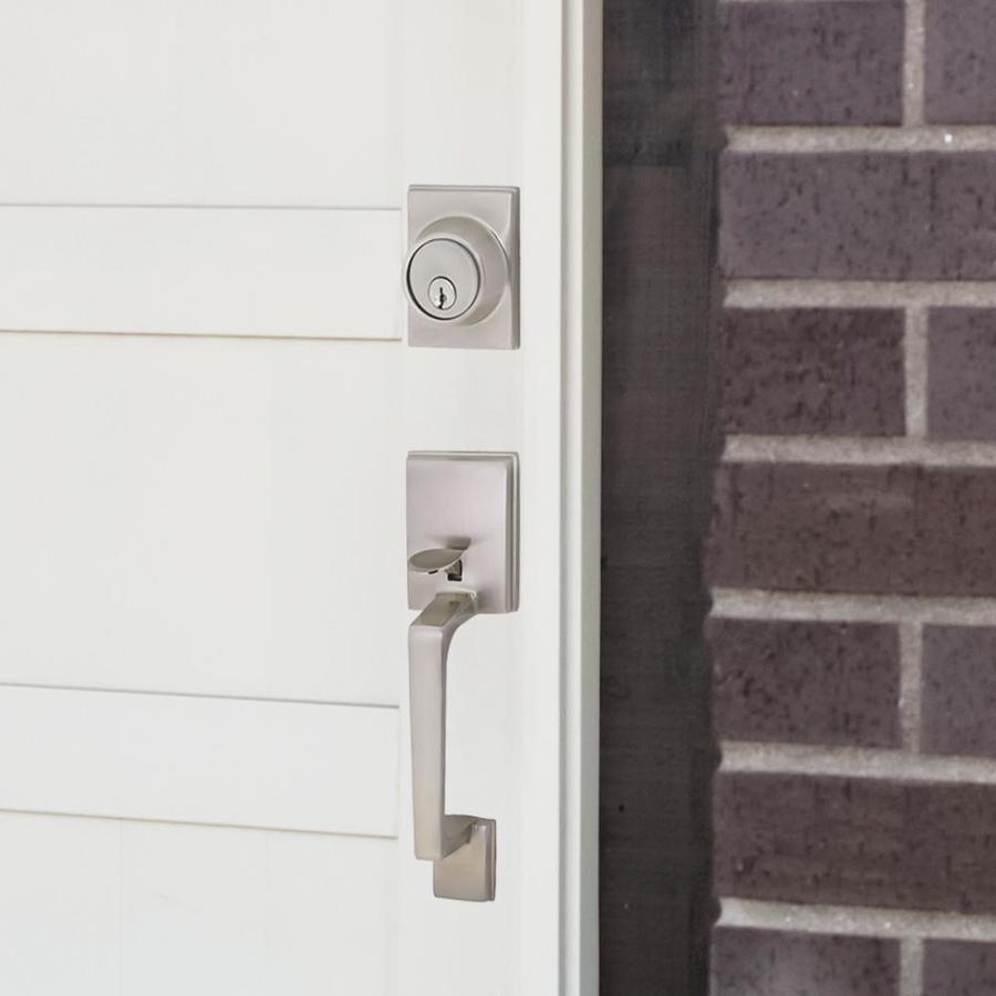 Design House Vista Satin Nickel Universal Keyed Entry Door Handle Multi ...