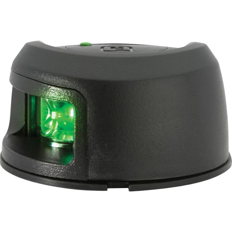 Attwood LED Navigation Bi-Color Light Starboard Black at Lowes.com