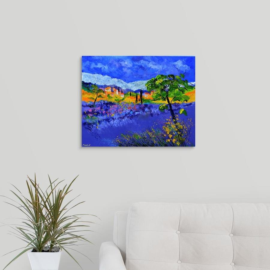 GreatBigCanvas GreatBigCanvas Frameless 16-in H x 20-in W Abstract ...