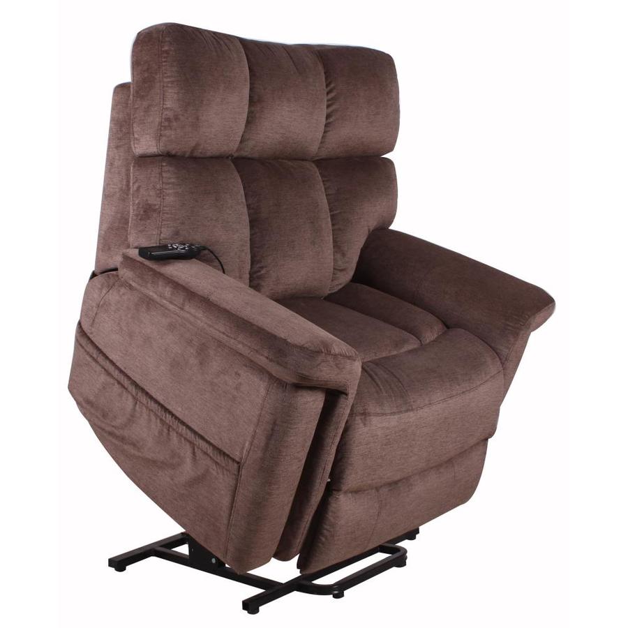 Serta Polo Club Java Microfiber Powered Reclining Recliner with Lift ...