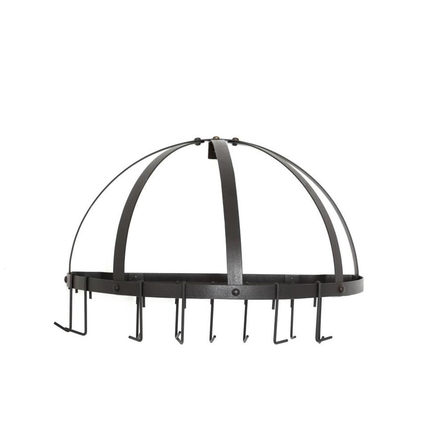 Old Dutch Graphite Medium -Gauge Half-Round Pot Rack with Grid and 12 ...