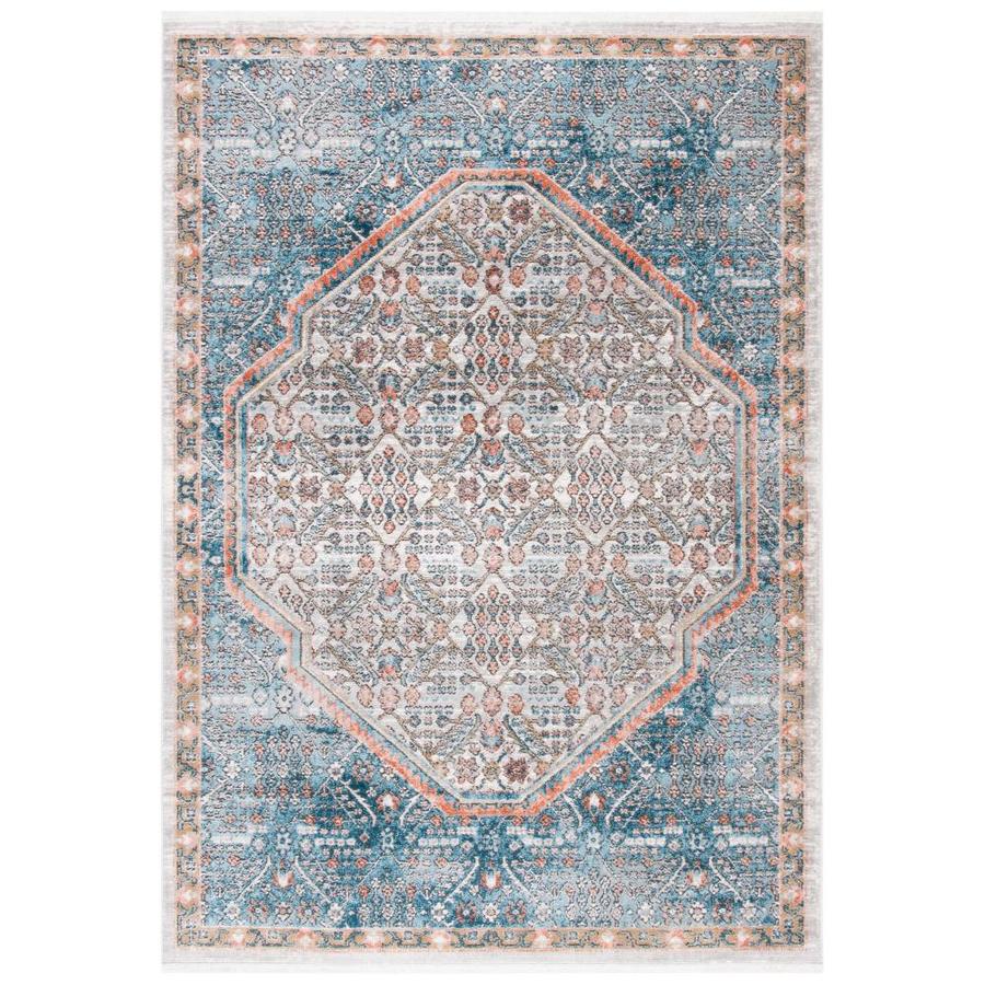 Safavieh Shivan Salis 8-ft x 10-ft (Blue/Red) at Lowes.com