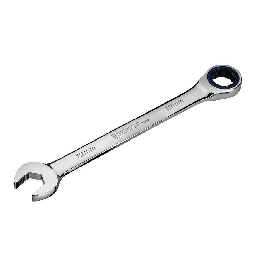 Capri Tools 19mm Ratcheting Combination Wrench, True 100-Tooth, 3.6 ...