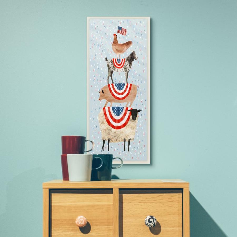 Stupell Industries 17-in H x 7-in W Abstract Wood Print in the Wall Art ...