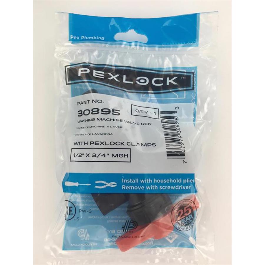 PEXLock 1/2-in x 3/4-in dia Plastic PEX Valve in the PEX Pipe & Crimp ...